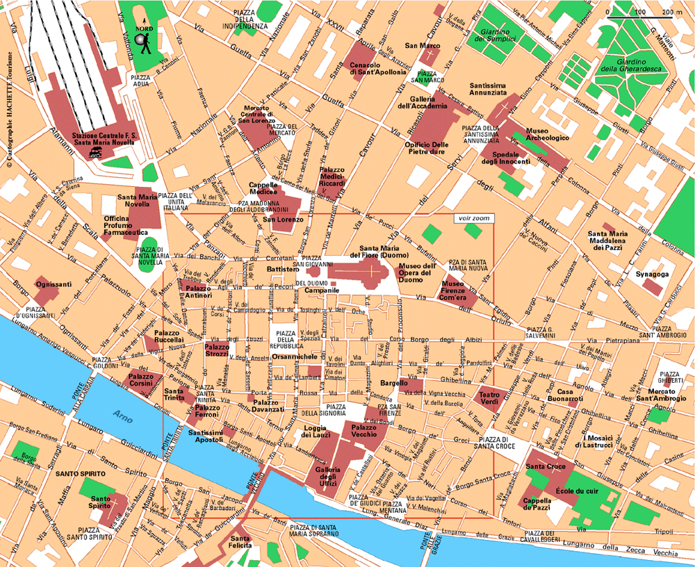 Carte Florence : Plan Florence - Routard.com