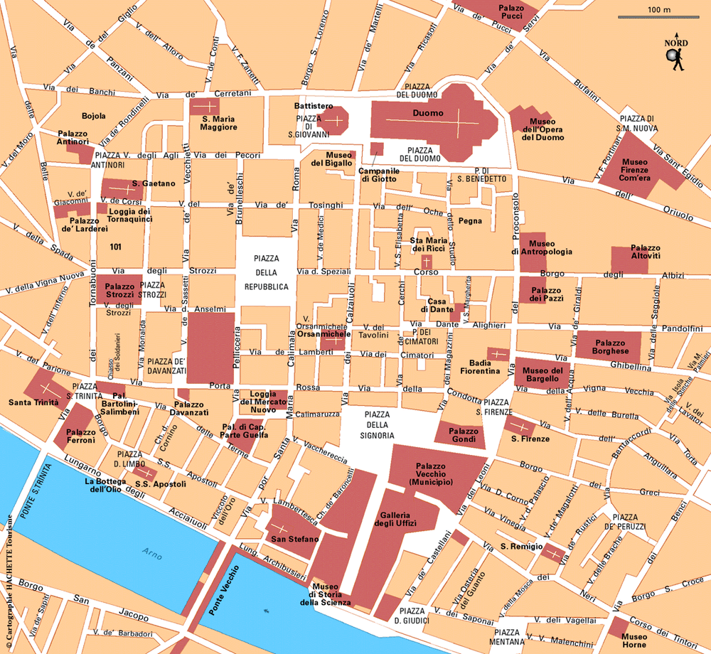 Carte Florence : Plan Florence - Routard.com