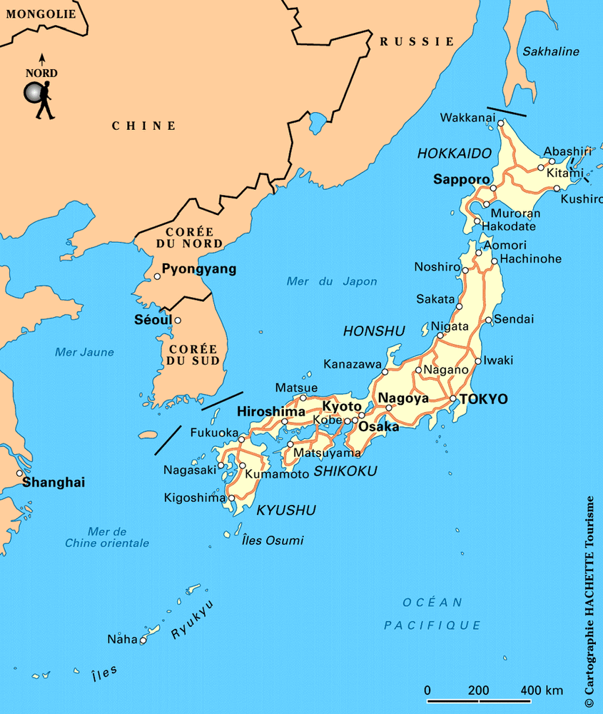 Carte Japon : Plan Japon - Routard.com