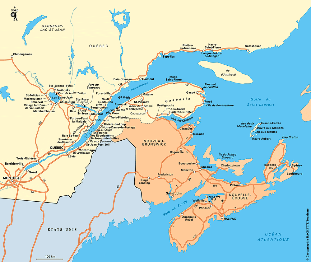 Carte Québec : Plan Québec - Routard.com