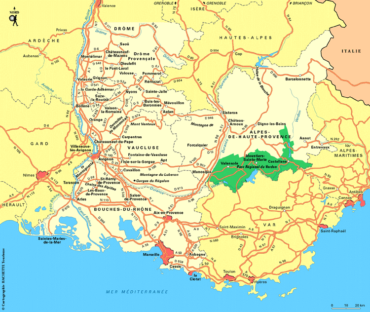 Carte Provence : Plan Provence - Routard.com