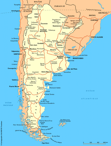 Carte Argentine : Plan Argentine - Routard.com