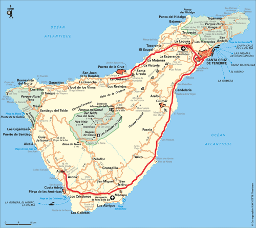 Carte Tenerife : Plan Tenerife - Routard.com